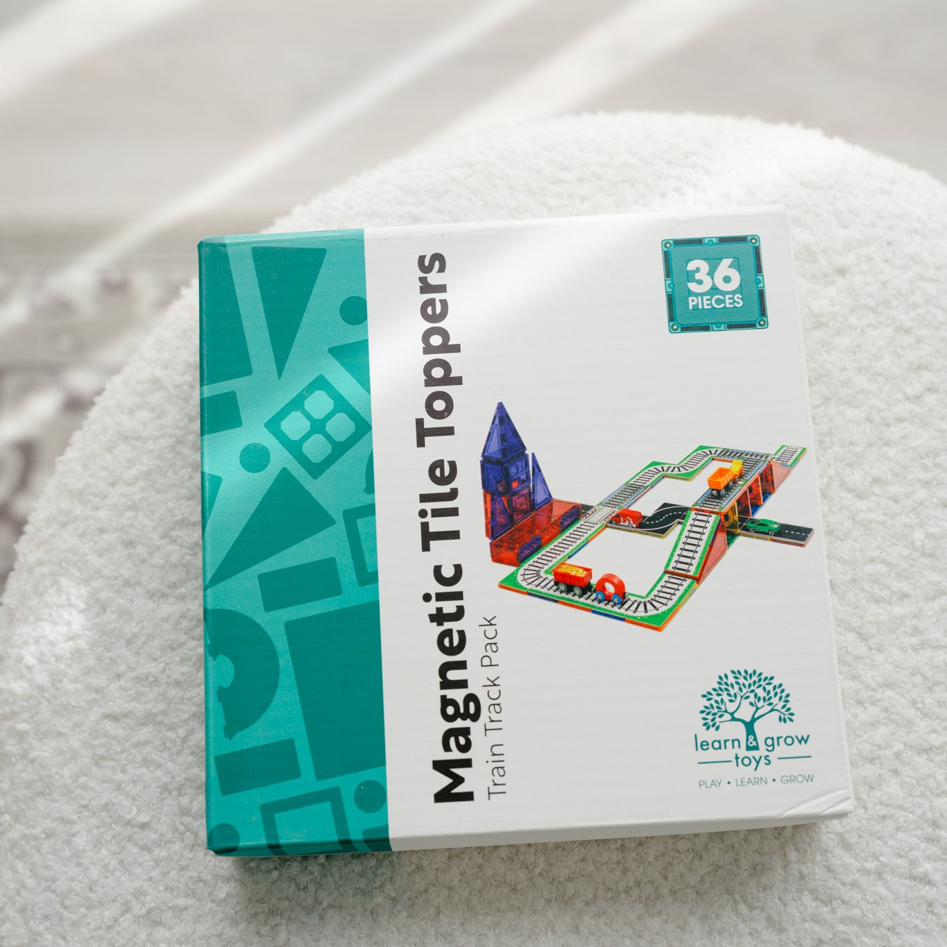 Magnetic Tile Topper - Train Pack (36 Piece) – Learn & Grow Toys